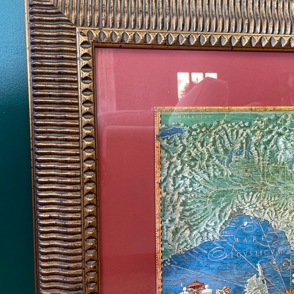 Art | Baroque Style Artwork Map Of Italy | Poshmark